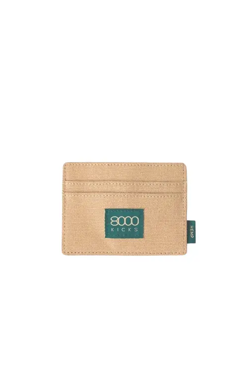 8000KICKS Skinny Hemp Wallet - Beige