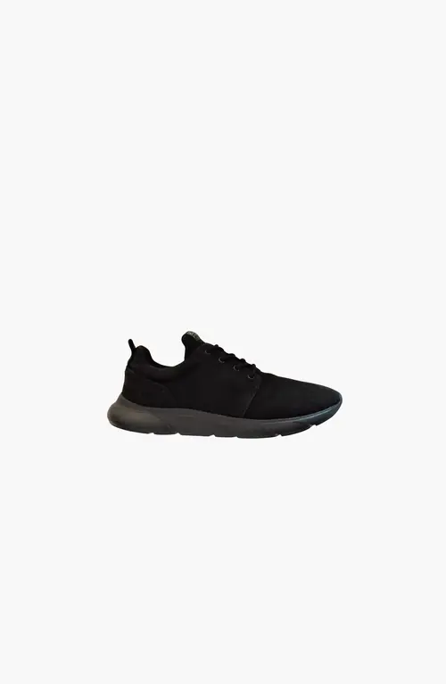 8000KICKS Crossover Hemp Chelsea Boots - Full Black