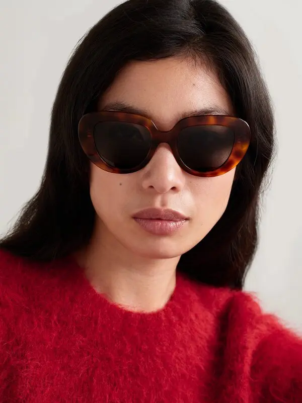 Celine Oversized Butterfly-frame Sunglasses - Tortoiseshell