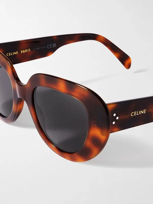 Celine Oversized Butterfly-frame Sunglasses - Tortoiseshell