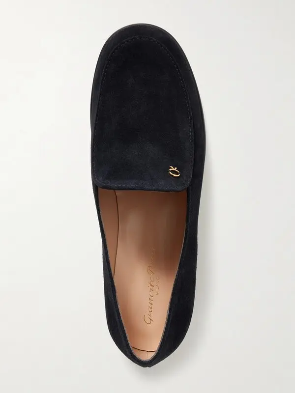 GIANVITO ROSSI Suede Loafers