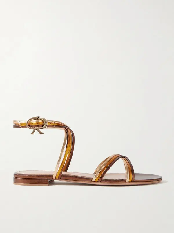 GIANVITO ROSSI Calissa Leather Sandals