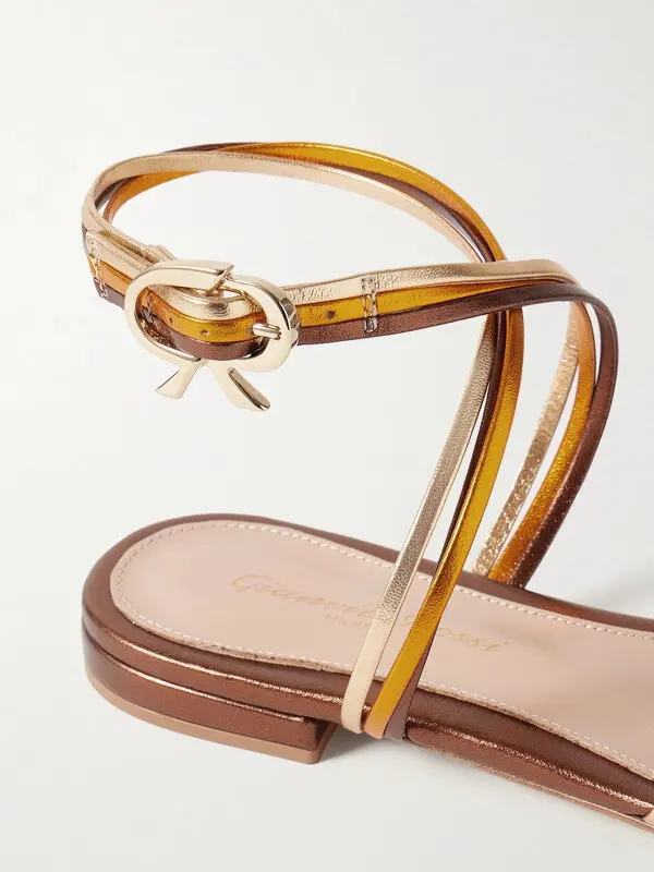 GIANVITO ROSSI Calissa Leather Sandals