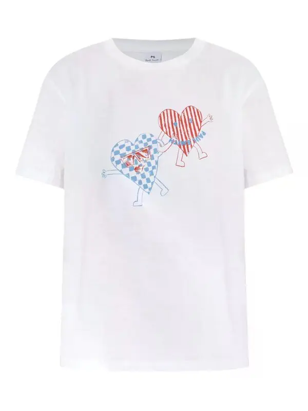 Paul Smith Heart-print T-shirt - White