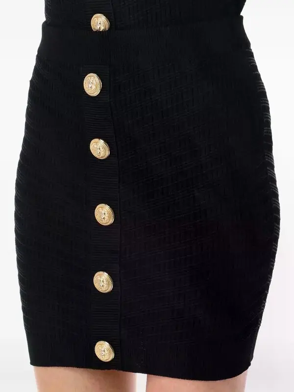 Balmain Button-up Skirt