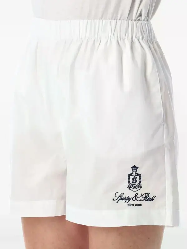 SPORTY & RICH Cotton Shorts