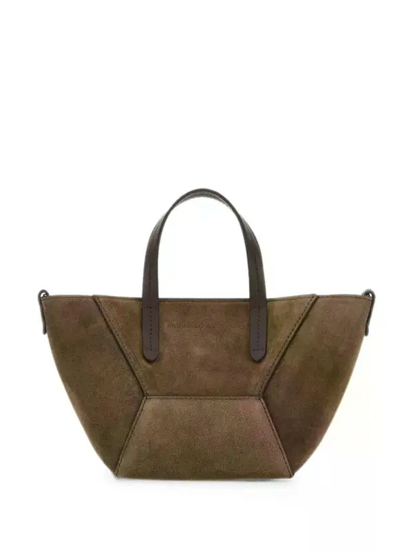 Brunello Cucinelli Suede Handbag - Brown