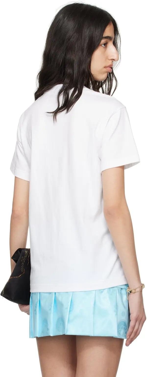 Buy SUPER YAYA Logo Elastic T-shirt - White At 14% Off | Editorialist