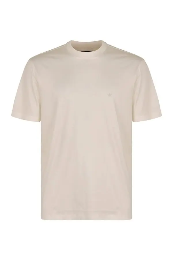 Emporio Armani Cotton Crew-neck T-shirt - White