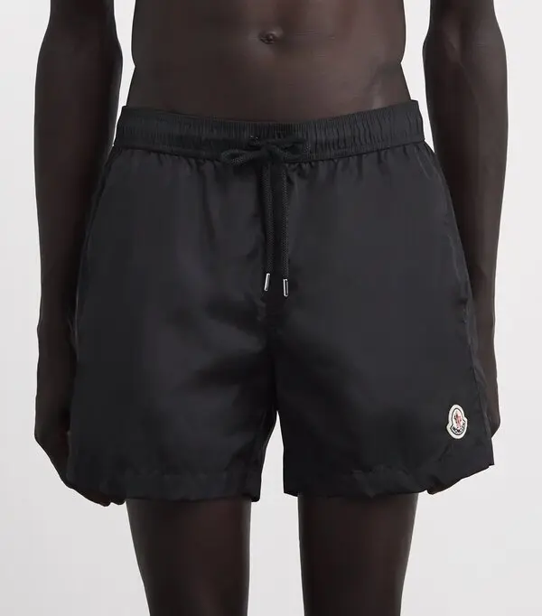 Moncler Logo Swim Shorts - Black