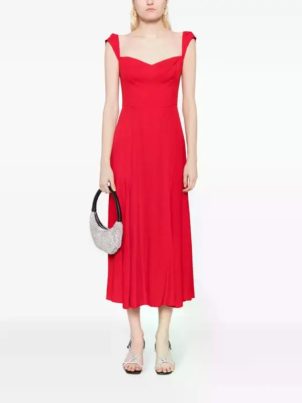 REFORMATION Bryson Midi Dress - Red