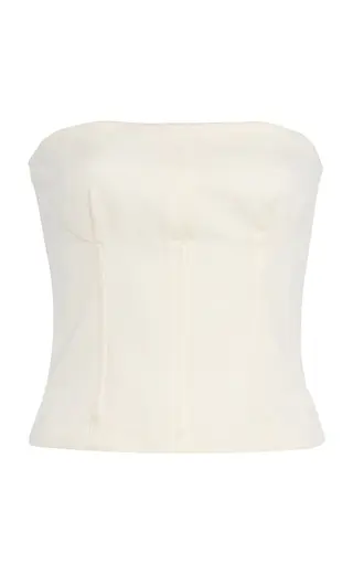 TWP Jillian Strapless Bustier Top