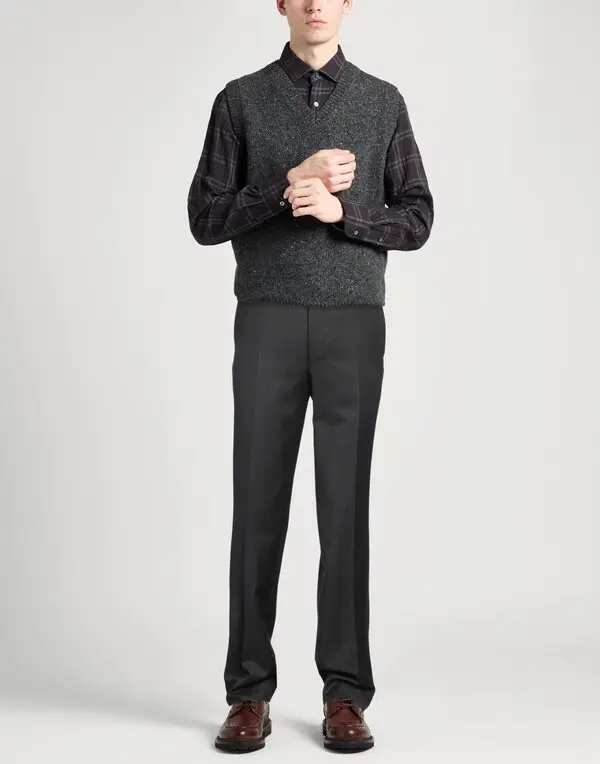 Canali Tailored Wool Pants - Grey