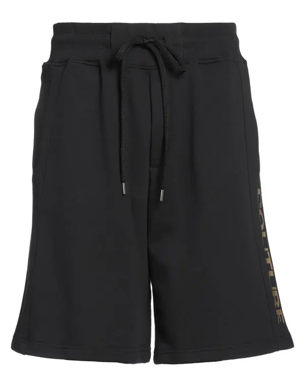 Versace Cotton Bermuda Shorts - Black