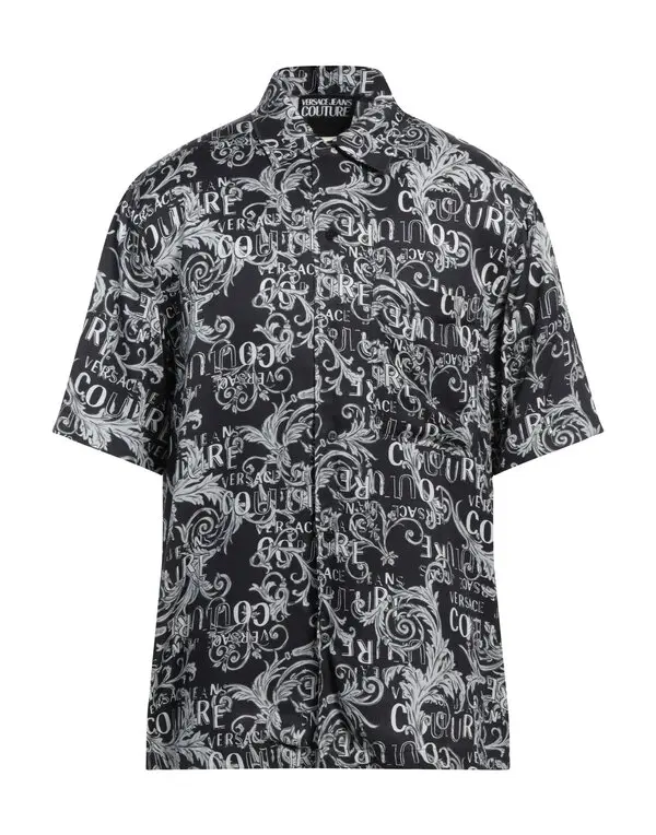 Versace Shirt Size Viscose - Black
