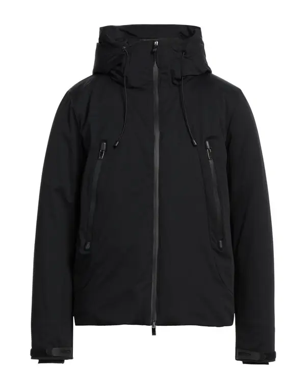 TOMBOLINI Casual Jacket With Hood - Black