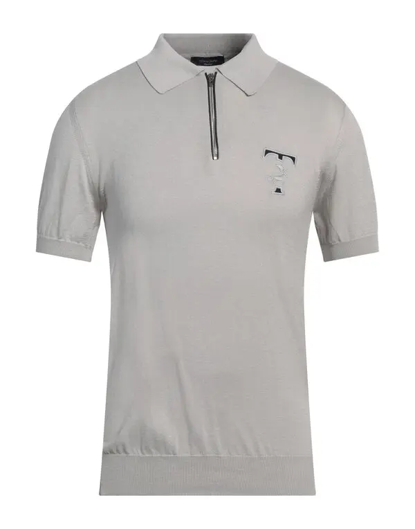 TOMBOLINI Polo Shirt Size Silk, Cotton