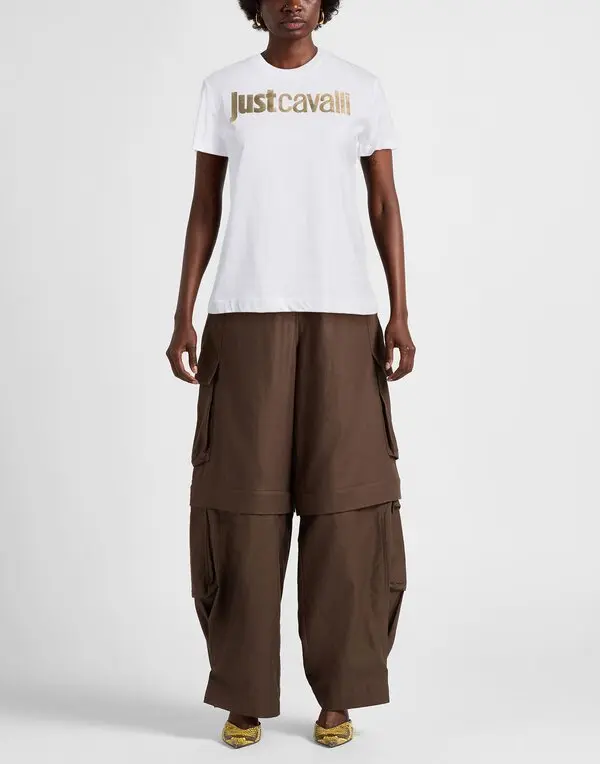 Just Cavalli Logo-print T-shirt - White