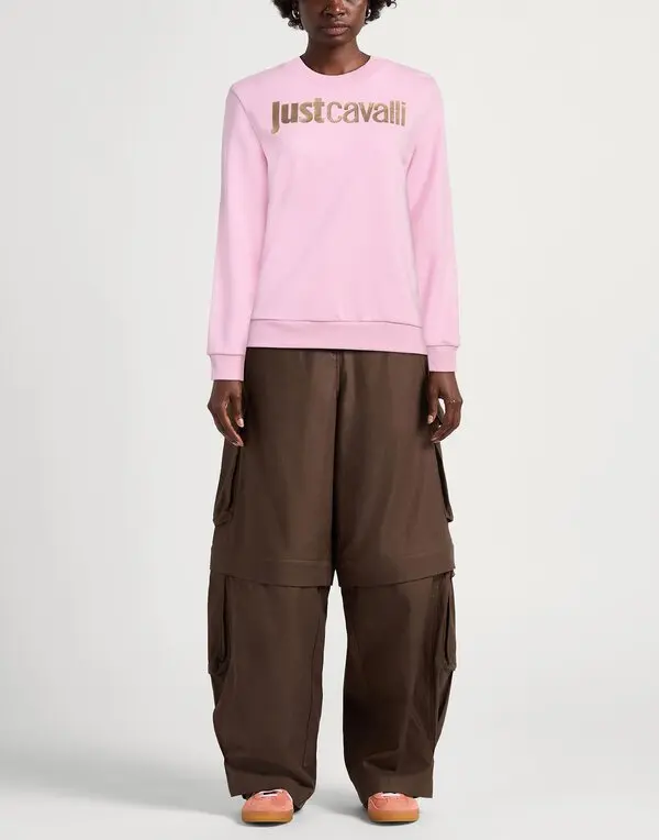 Just Cavalli Cotton-blend Sweatshirt - Pink