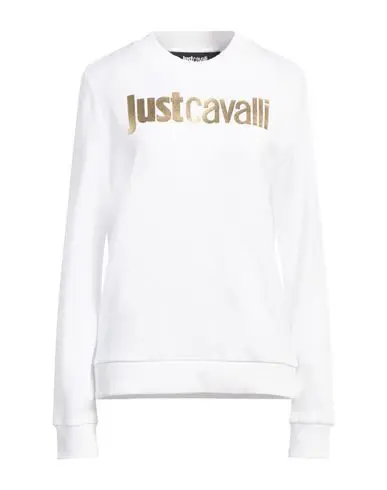Just Cavalli Cotton-blend Sweatshirt - White