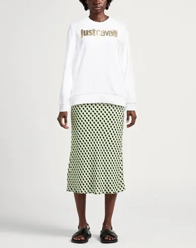 Just Cavalli Cotton-blend Sweatshirt - White