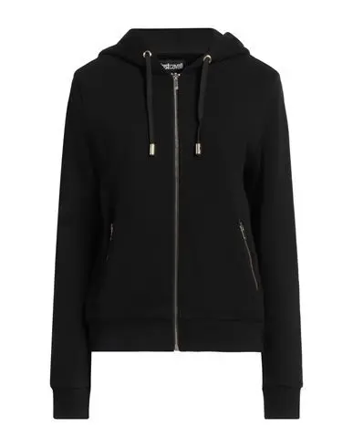 Just Cavalli French Terry Zip-up Hoodie - Black