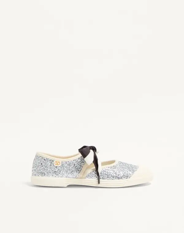 Valentino Garavani Bay Bay Ballerina Trainer - Silver