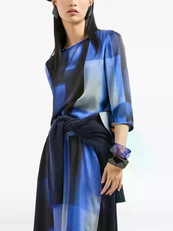 Emporio Armani Colour-block Blouse