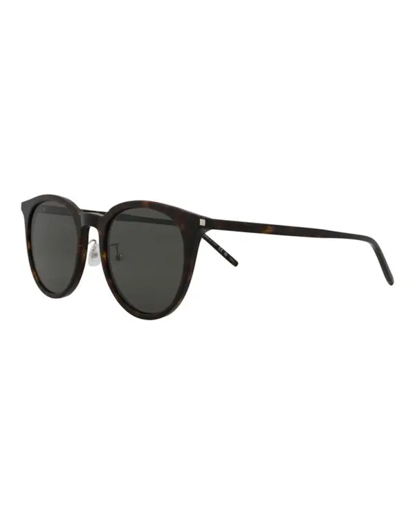 Saint Laurent Round Frame Sunglasses - Havana/grey (sl488k