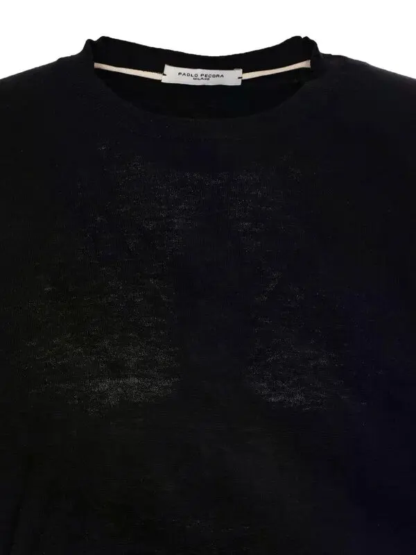 PAOLO PECORA Silk-blend T-shirt