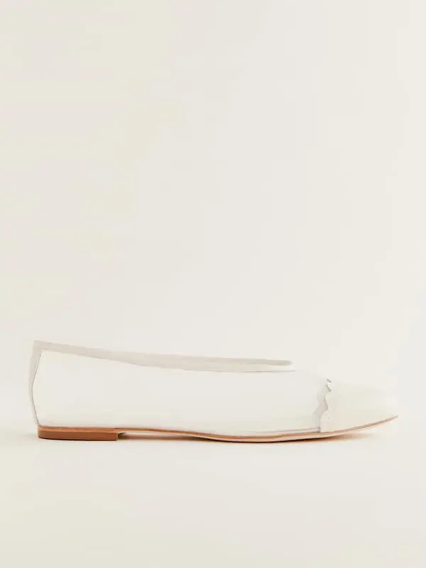 REFORMATION Tamara Cap Toe Flat