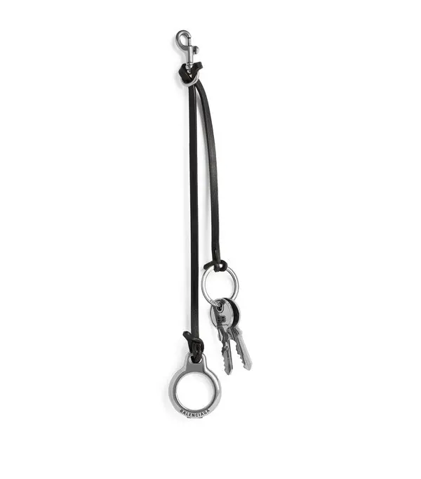 Balenciaga Airtag Keychain - Black