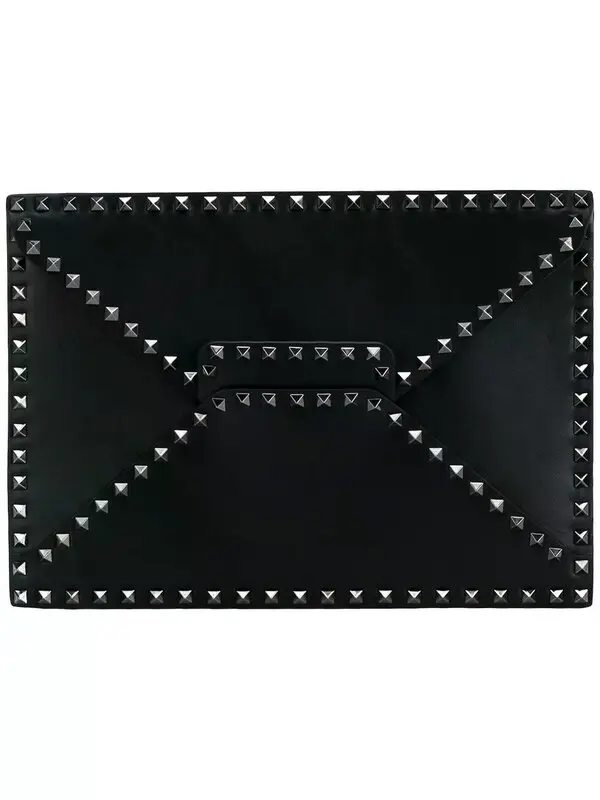 Valentino Garavani Rockstud Untitled Clutch - Black
