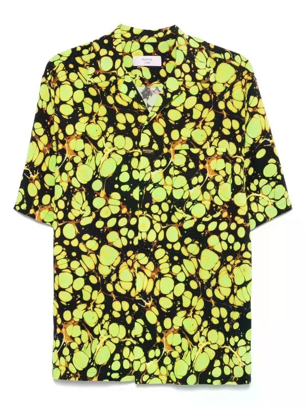 Martine Rose Hawaiian Shirt - Green