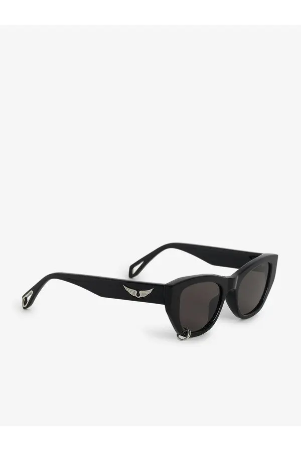 Zadig&Voltaire Butterfly Sunglasses - Black | Editorialist display picture 3