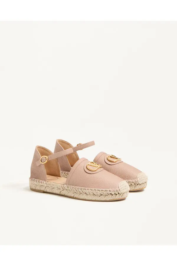 Valentino Garavani Vlogo Signature Ballerina - Natural
