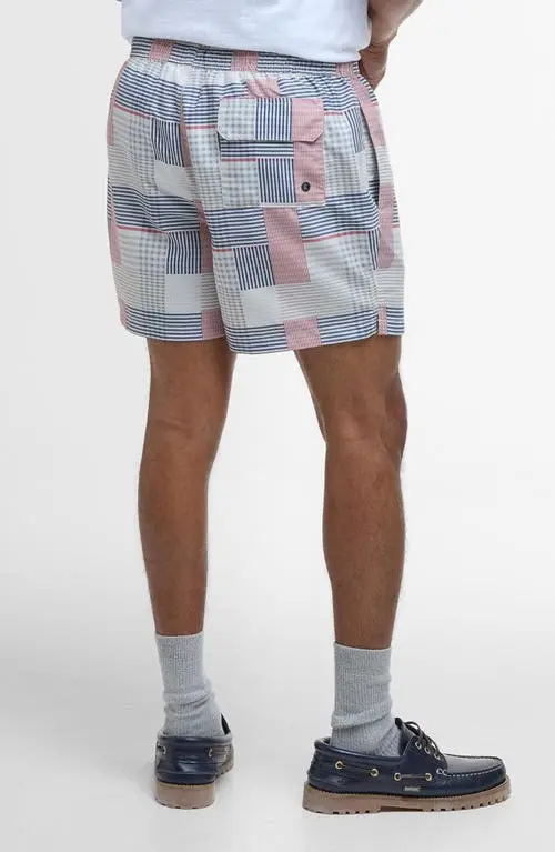 Barbour Patch Print Swim Trunks