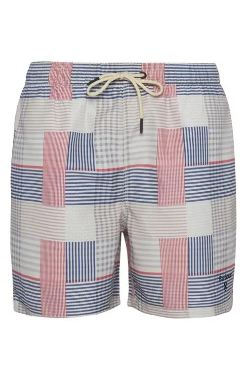 Barbour Patch Print Swim Trunks