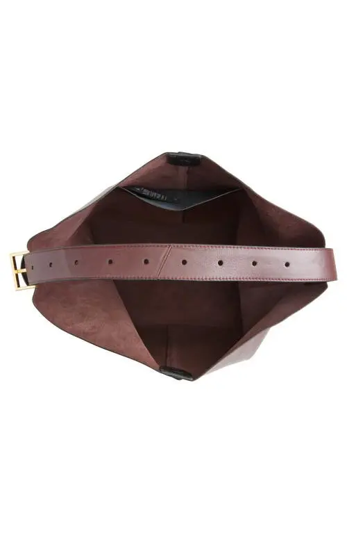 ALLSAINTS Asha Shoulder Bag - Dark Red