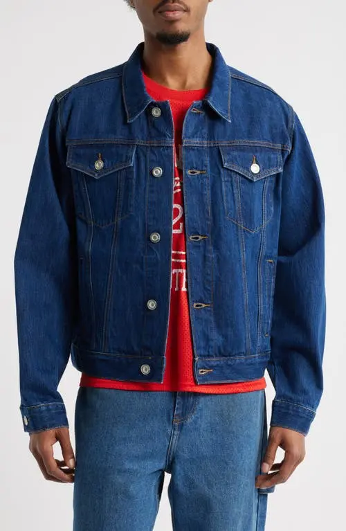 ELWOOD Classic Denim Trucker Jacket - Pond Wash