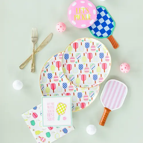 JOLLITY & CO Pickleball Social Club Print Plates - Dinner Plates