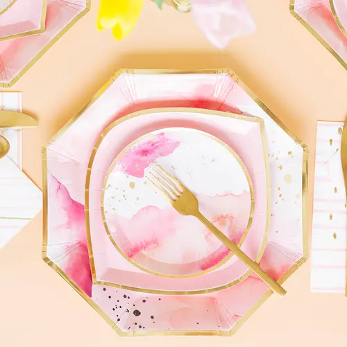 JOLLITY & CO Pretty In Pink Guest Napkins