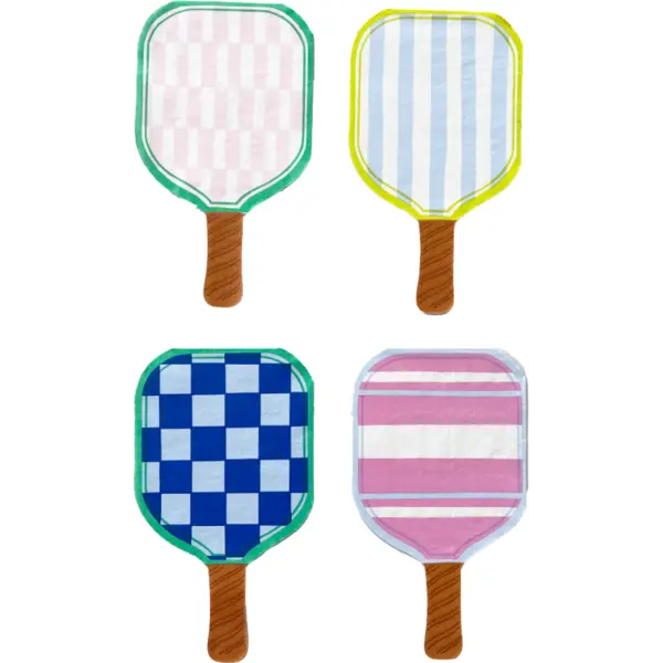 JOLLITY & CO Pickleball Social Club Paddle Guest Napkins - Assorted Pre-pack