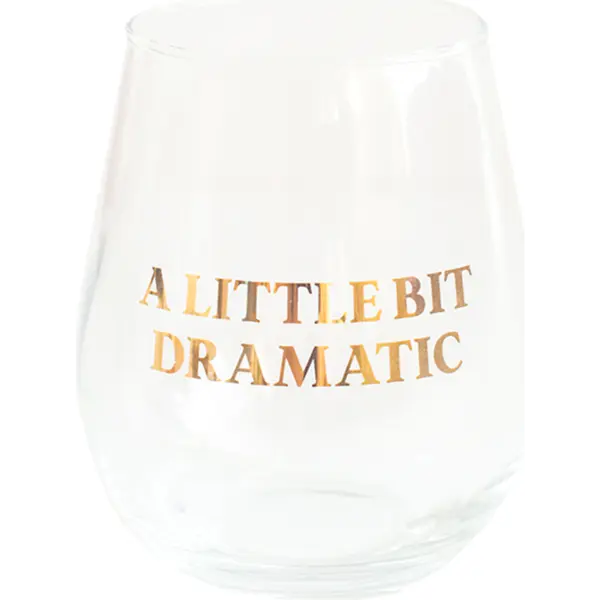 JOLLITY & CO A Little Bit Dramatic Wine Glass - Assorted Pre-pack