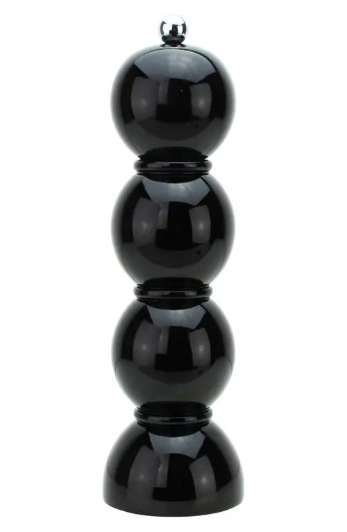 ADDISON ROSS LONDON Bobbin Salt & Pepper Grinder - Black