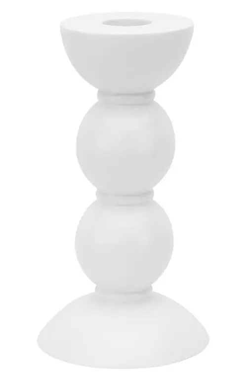 ADDISON ROSS LONDON Bobbin Candlestick - White