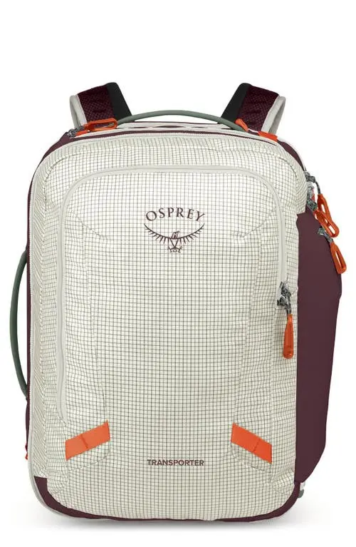 OSPREY Transporter 36-liter Travel Backpack - Mystery White/moody Burgundy