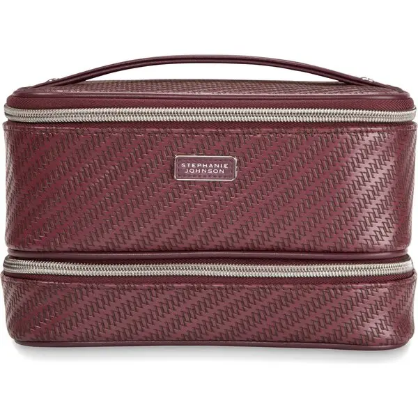 Stephanie Johnson Rosewood Ruby Royale Jenny Train Case - Purple