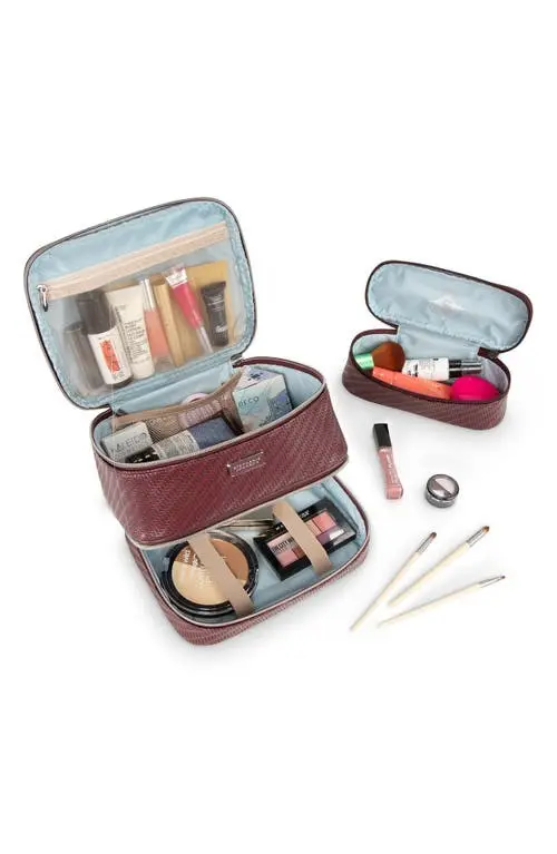 Stephanie Johnson Rosewood Ruby Royale Jenny Train Case - Purple