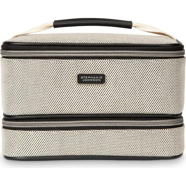 Stephanie Johnson Tropea Onyx Jenny Train Cosmetics Case - Black